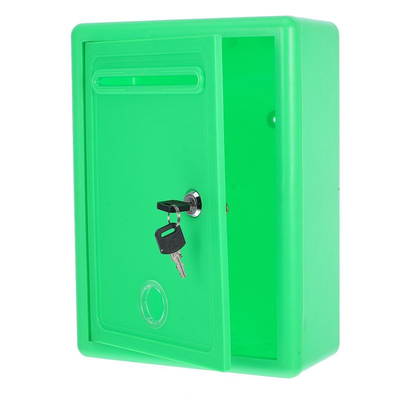 Suggestion Box Storage Container Raffle Boxes with Slot Ballot Office ...