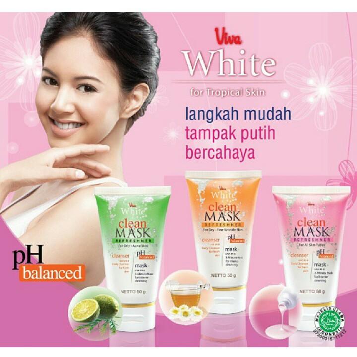 VIVA WHITE CLEAN & MASK - Shop | Tokopedia