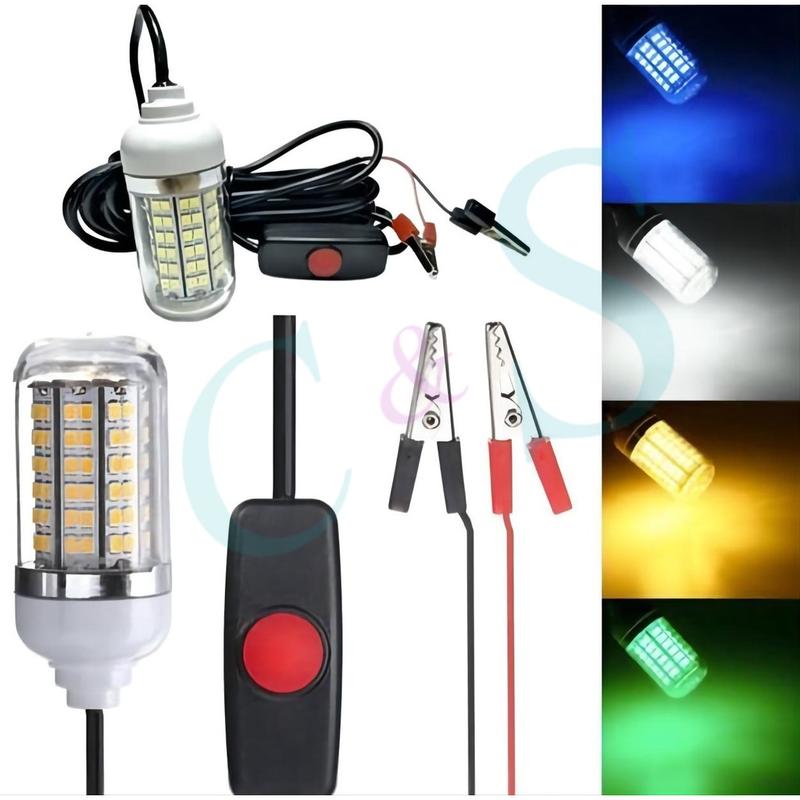 108PCS LED 12V 100W Fishing Light / Underwater Fishing Night - TikTok ...