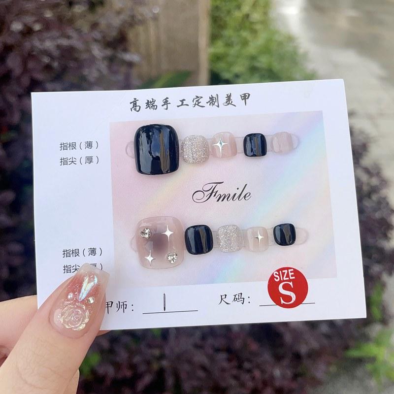 [Toenail] Original Real Shot Handmade Wear Nail Internet Celebrity ...