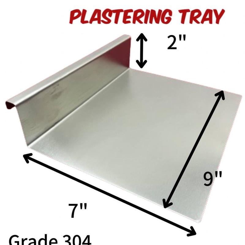 Stainless Steel Plastering Tray Grade 304 for Plaster Ceiling | Plaster ...