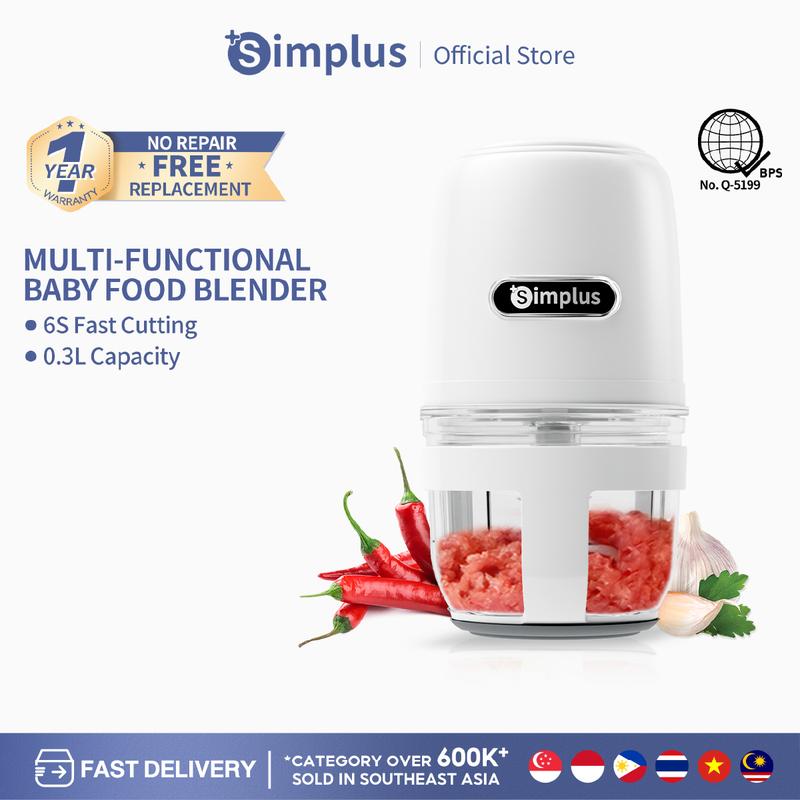 [Hot] Simplus 0.3L Multi-Functional Baby Food Blender 6s Fas - TikTok Shop Philippines