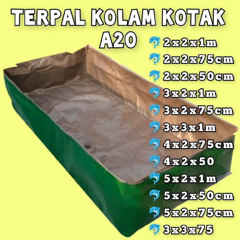 terpal kolam A20 terpal tebal terpal penampungan air terpal korea ...
