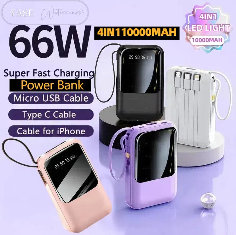 YASE Good Quality Power Bank 4in1 10000 mAh With flashlight Mini ...
