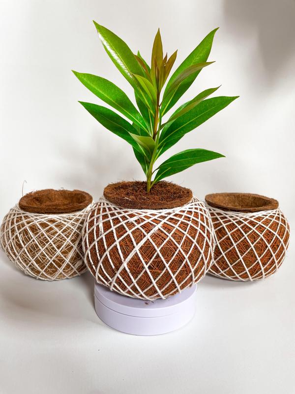 POT BUNGA HIAS ESTETIK ORGANIC HANDMADE RAMAH LINGKUNGAN - Shop | Tokopedia