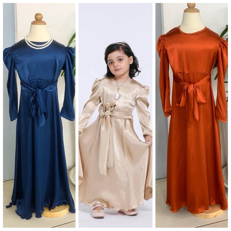 Budak Dress Princess Material Satin Crush Exclusive [4Y-12Y] - TikTok ...