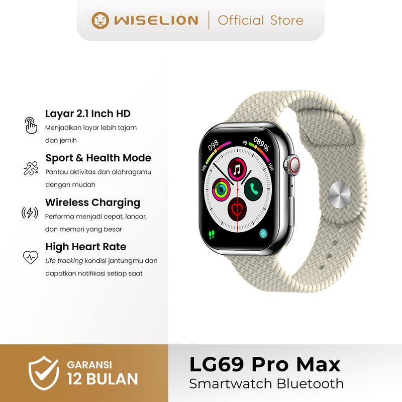 Smart WISELION Bluetooth Smartwatch LG69 ProMax | NFC Suppor - Shop ...