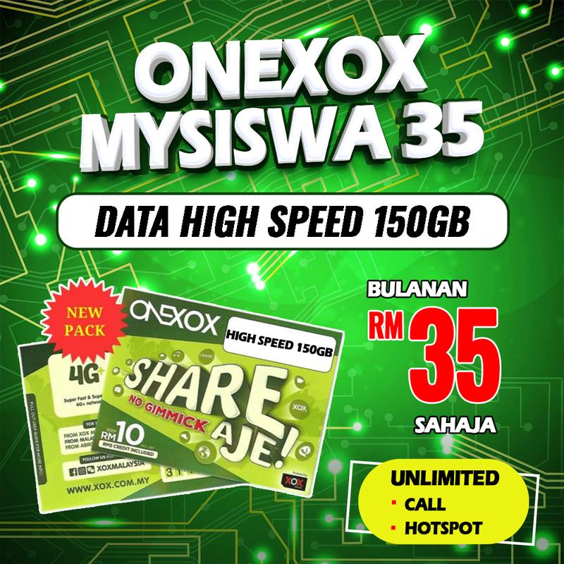 XOX ONEXOX 4G 5G MYSISWA NON STUDENT BOLEH DAFTAR UNLIMITED DATA - TikTok Shop Malaysia