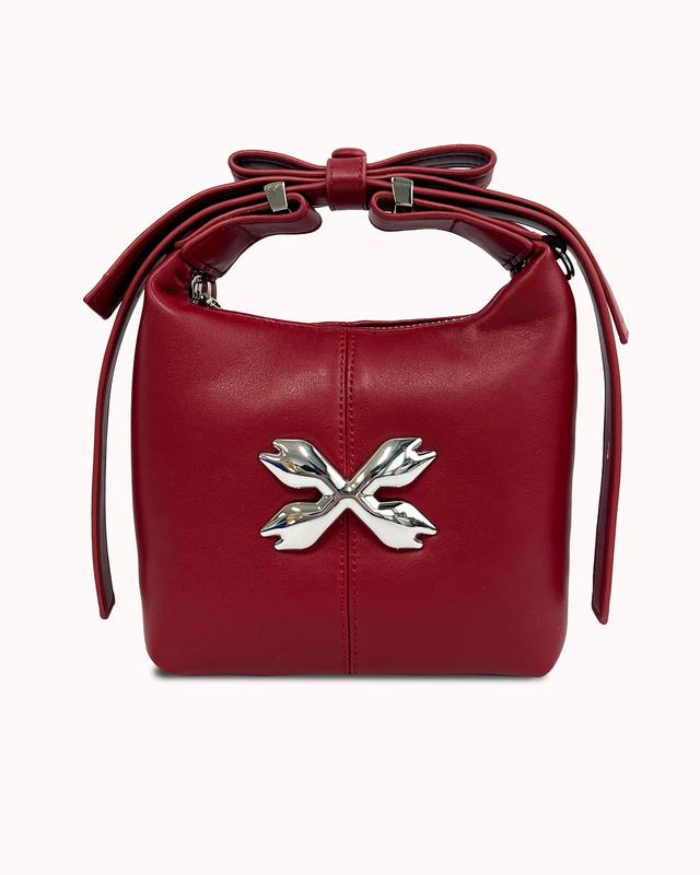 XOURS Eudora Ribbon Bag --- Red Colourway - TikTok Shop Singapore