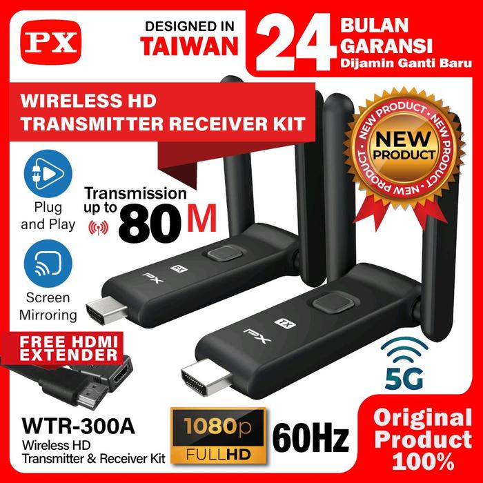 Promo HDMI Wireless Video Transmitter Receiver Extender Laptop TV ...