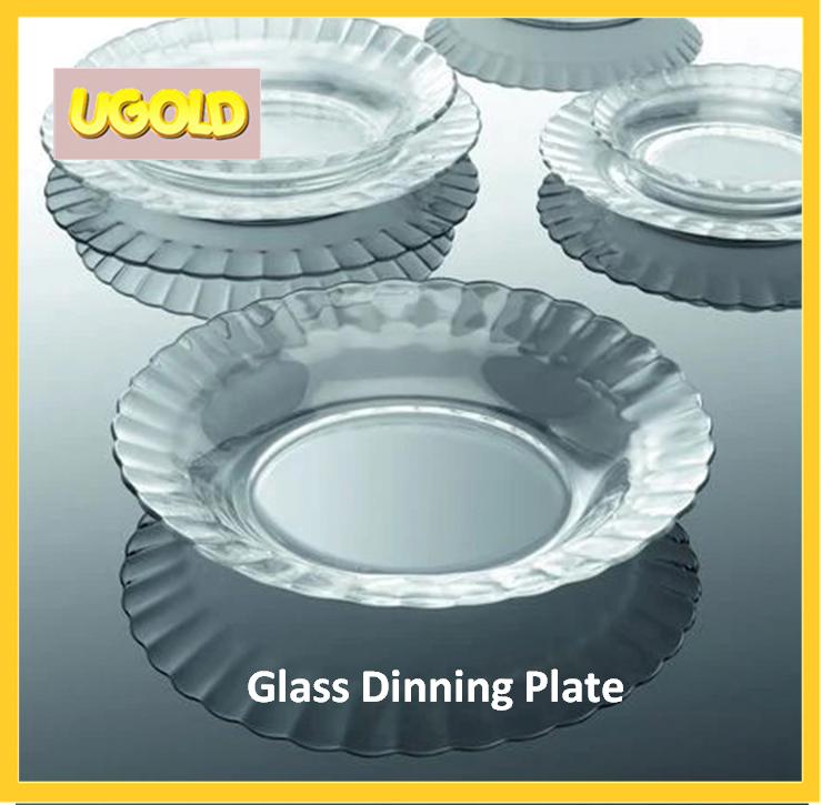 SP907 3pcs Glass Dinning Plate Set | Plate | Pinggan Kaca - TikTok Shop ...