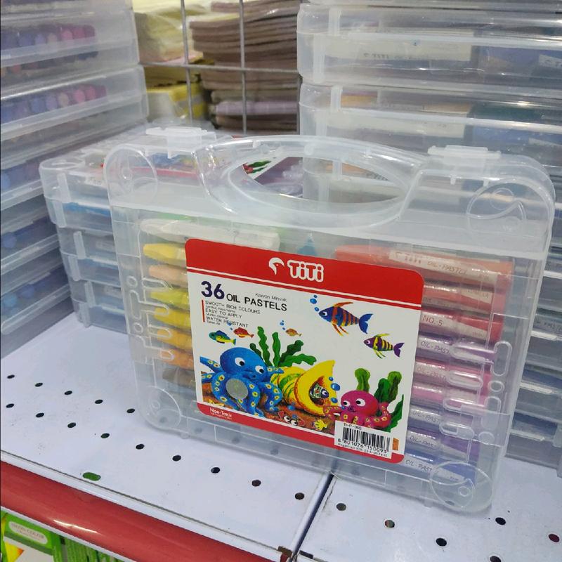 crayon 36 warna merk Titi crayon titi 36 warna satu set anti - Shop ...