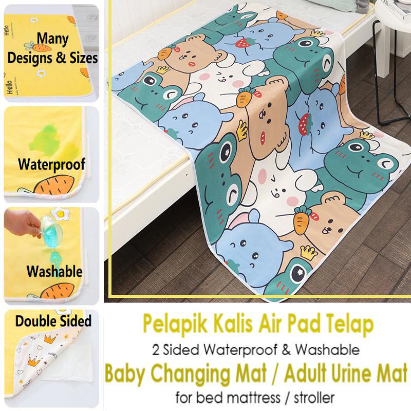 Pelapik Kalis Air Pad Telap Changing Mats Waterproof Mattres - TikTok ...