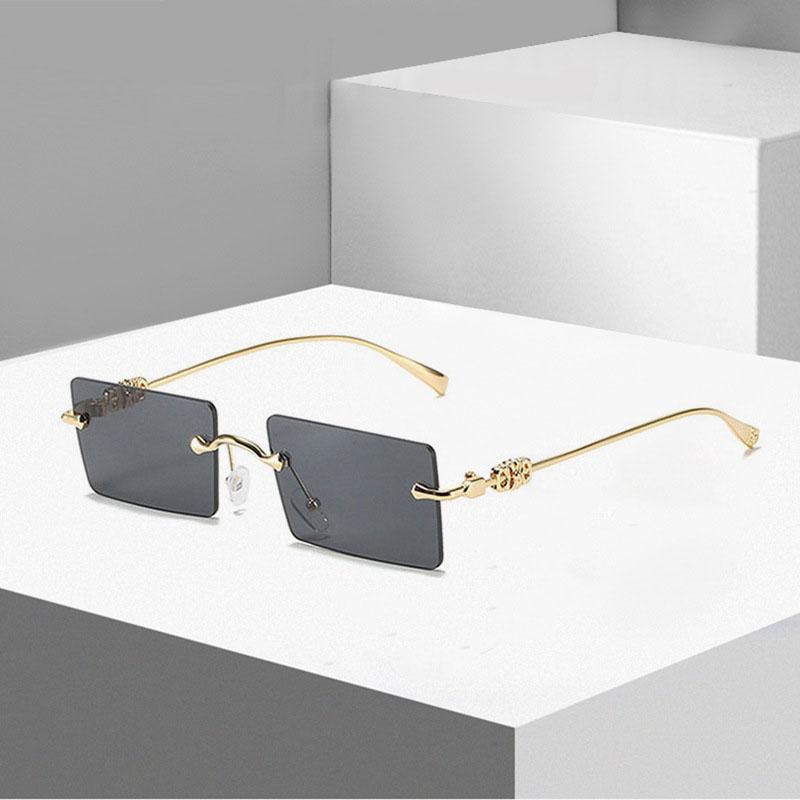 Cermin Mata Hitam Fesyen, untuk Lelaki, Kanta Segi Empat Tepat ...