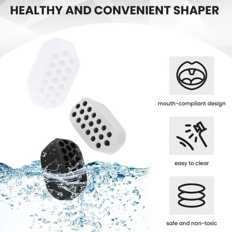 Silicone Jaw Exerciser Facial Toner & Jawline Fitness Ball Neck ...