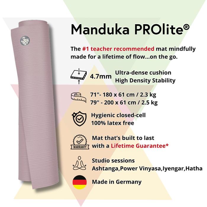 Promo Manduka PROlite Yoga Mat 4.7mm - Matras Yoga Premium - Lifetime ...