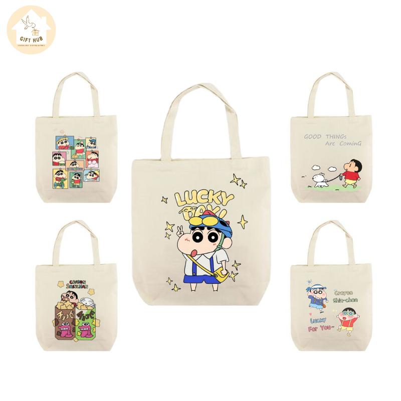 Crayon Shin-chan Design Tote Bag Cute Cartoon Anime Shopping - TikTok ...
