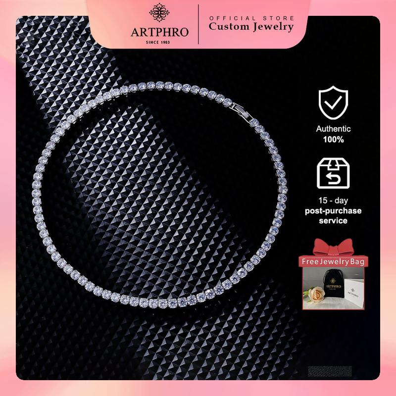 ARTPHRO Tennis Necklace for men and Women Gift Fashion Accessories ...