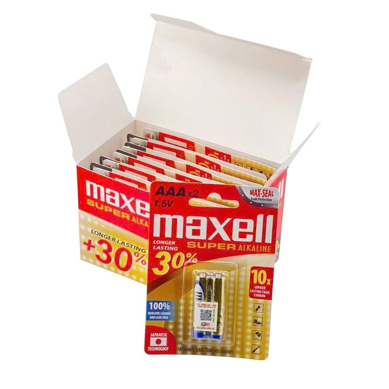 Pin AAA/ Pin 3A Maxell Alkaline Super LR03- Hộp 24 viên/ vỉ - TikTok ...