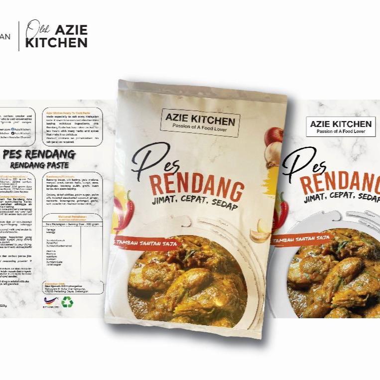 Pes Rendang AZIE KITCHEN 220g - TikTok Shop Malaysia