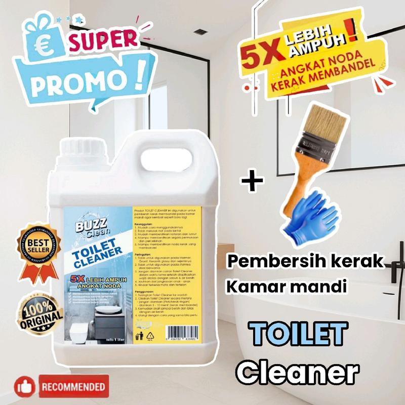 BUZZCLEAN Pembersih Kerak Kamar Mandi Lantai Dinding Kamar Mandi - Shop | Tokopedia