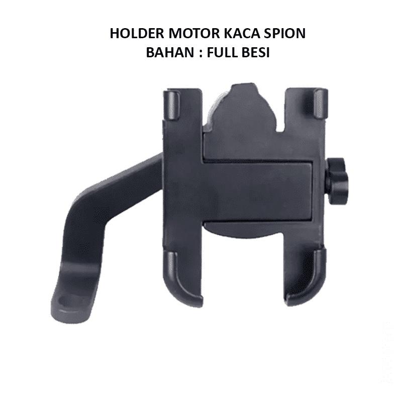Holder HP Motor Besi di Spion Motor / Stand Holder HP Motor Dudukan ...