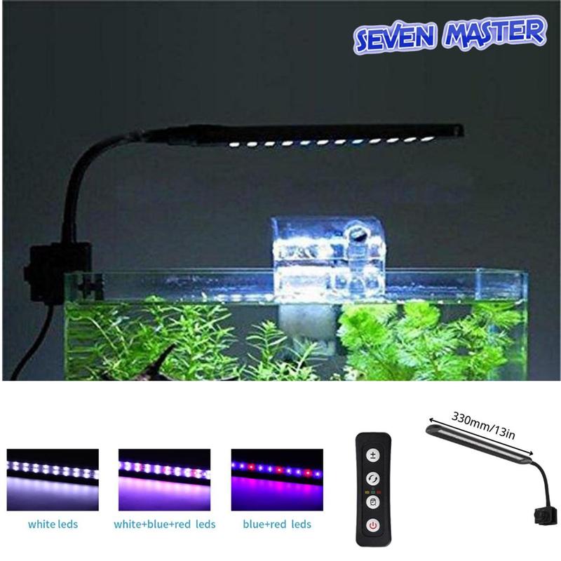 Tujuh Master-Led biru + merah, kecerahan boleh laras, Ac100-240V ...