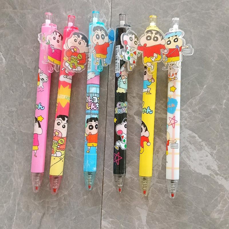 Pen Akrilik Lucu Crayon Shin chan & Labubu - Shop | Tokopedia