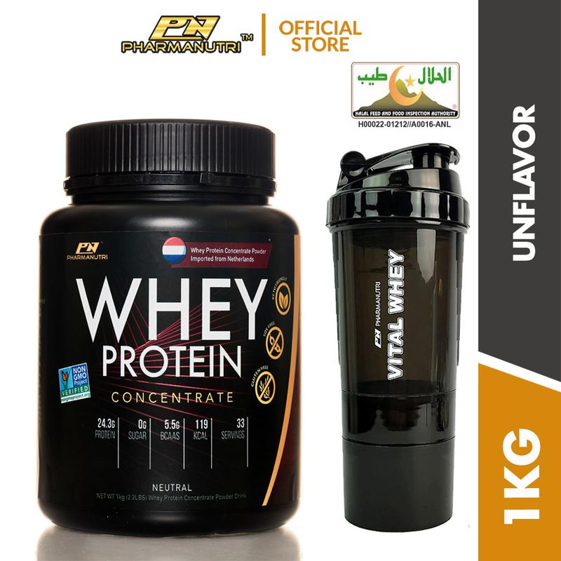 100% Whey Protein Concentrate WPC 81% by Pharmanutri (1kg) - TikTok ...