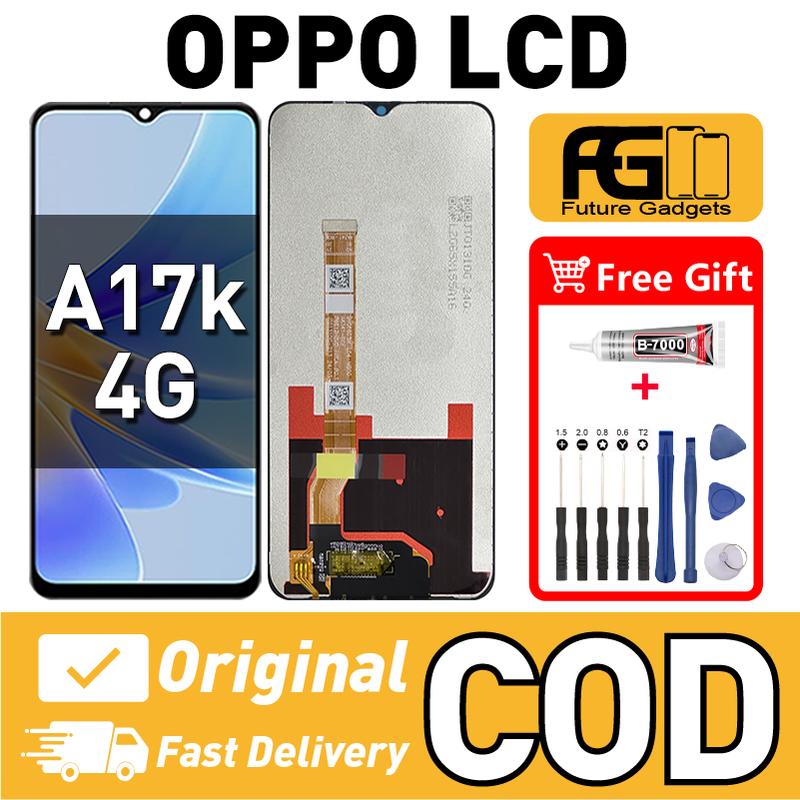 LCD For Oppo A17k 4G Compatible For ORIGINAL LCD Skrin Touch Screen ...