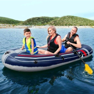 Perahu Karet Muat 2 orang Sudah Sama Dayung 2 batang dan Pompa - Shop ...