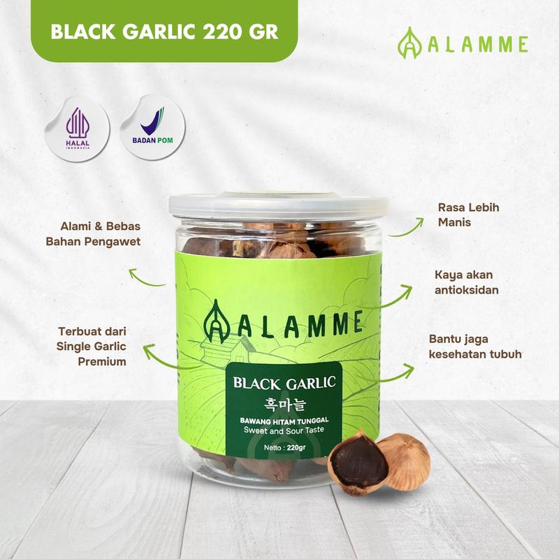 Black Garlic Bawang Hitam Tunggal Alamme Quality 220gr black garlic ...