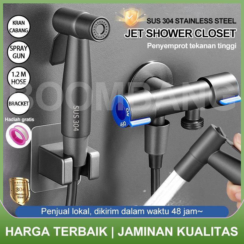 1 Set Jet Shower Closet Kamar Mandi dan Kran Cabang 2 / Jet Washer ...