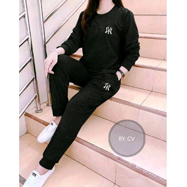 BIsa COD -SETELAN LOGO GIRL TERBARU-SET, WANITA OLAHRAGA,GY - Shop ...