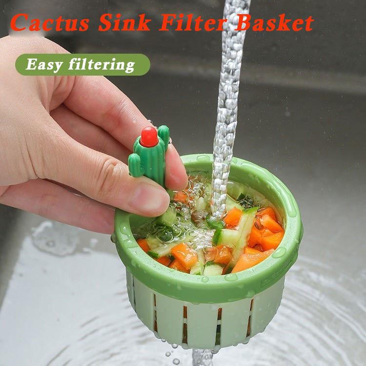 Cactus Sink Filter Basket Home Kitchen Creative Drain Basket - TikTok ...