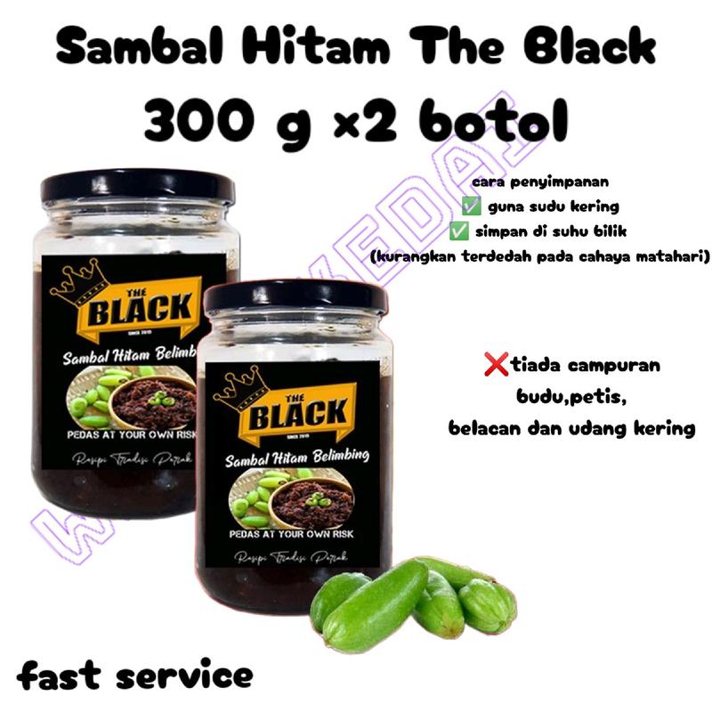 Combo Sambal Belimbing Hitam 300g × 2 botol The Black Food Instant ...