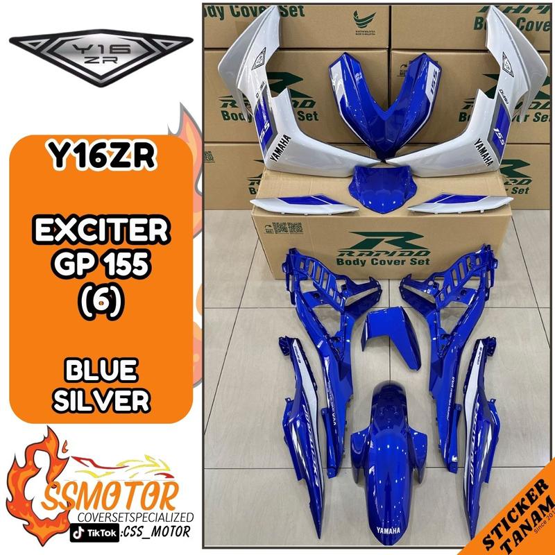 RAPIDO Coverset Y16ZR Y16 V1 Exciter GP 155 (6) Blue White Silver ...