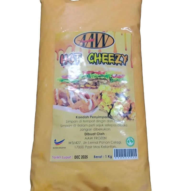 Sos Cheese~AAW Hot Cheezy 1kg - TikTok Shop Malaysia