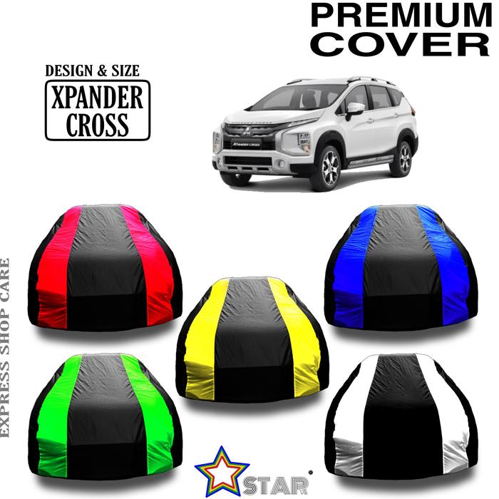 Jual Sarung Mobil XPANDER CROSS Strip 2 WARNA Body Cover Xpander Cross ...