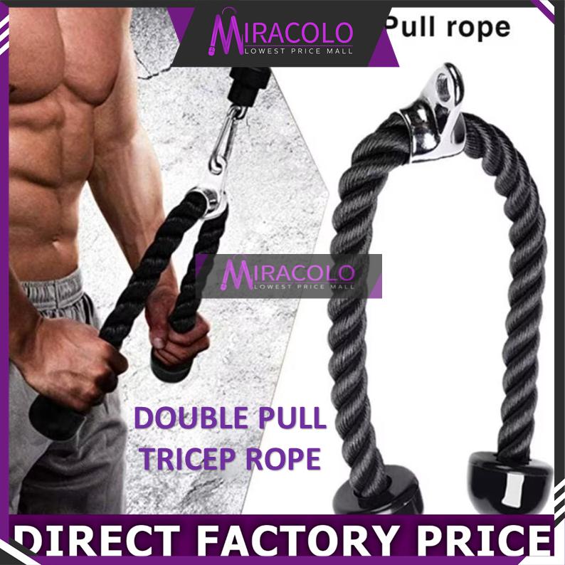 MIRACOLO High Grade Double Pull Biceps MMA Tricep Rope for Arm - TikTok ...