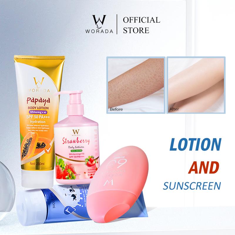 [FDA Approved] WORADA Sunscreen SPF60 PA+++ Sunblock Whitening - TikTok ...