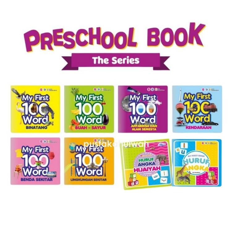 Preschool Book The Series (My First Book & My First 100 Word - Shop ...