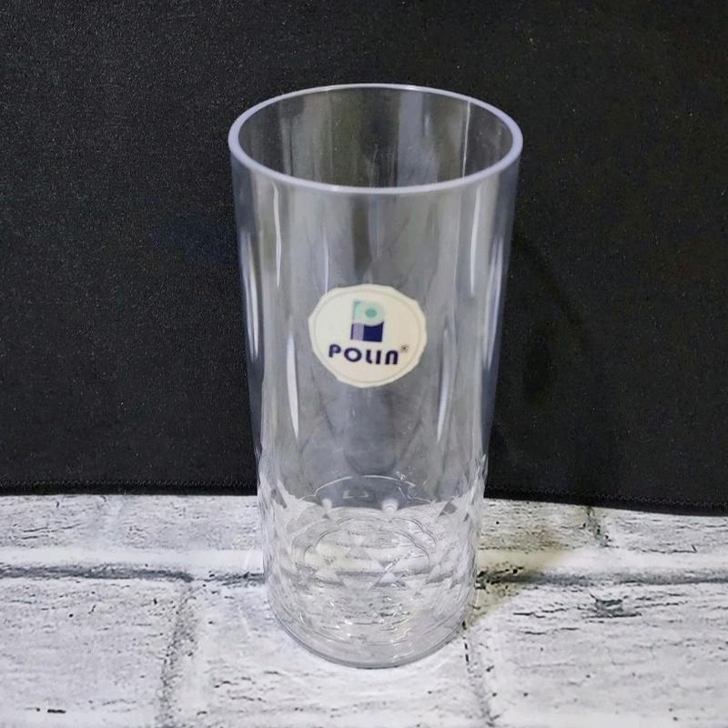 POLIN Gelas Bening Diamond 450ml Akrilik GL-121 Tebal Tahan Panas ...