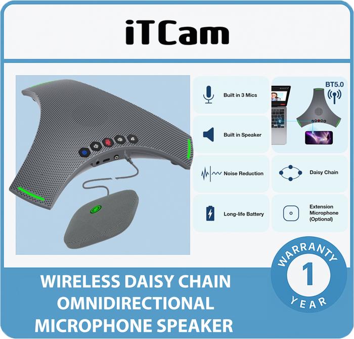Jual iTCam Wireless Daisy Chain Omnidirectional Microphone Speaker for ...