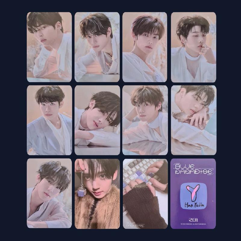 ZEROBASEONE ZB1 BLUE PARADISE KEY CAP VERSION PHOTOCARD (OFFICIAL ...