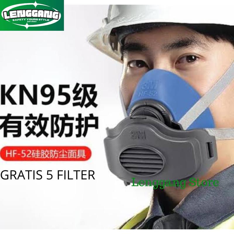 Masker Respirator HF-52 - Half Mask + 3700 + Gratis 5 Filter - Shop ...