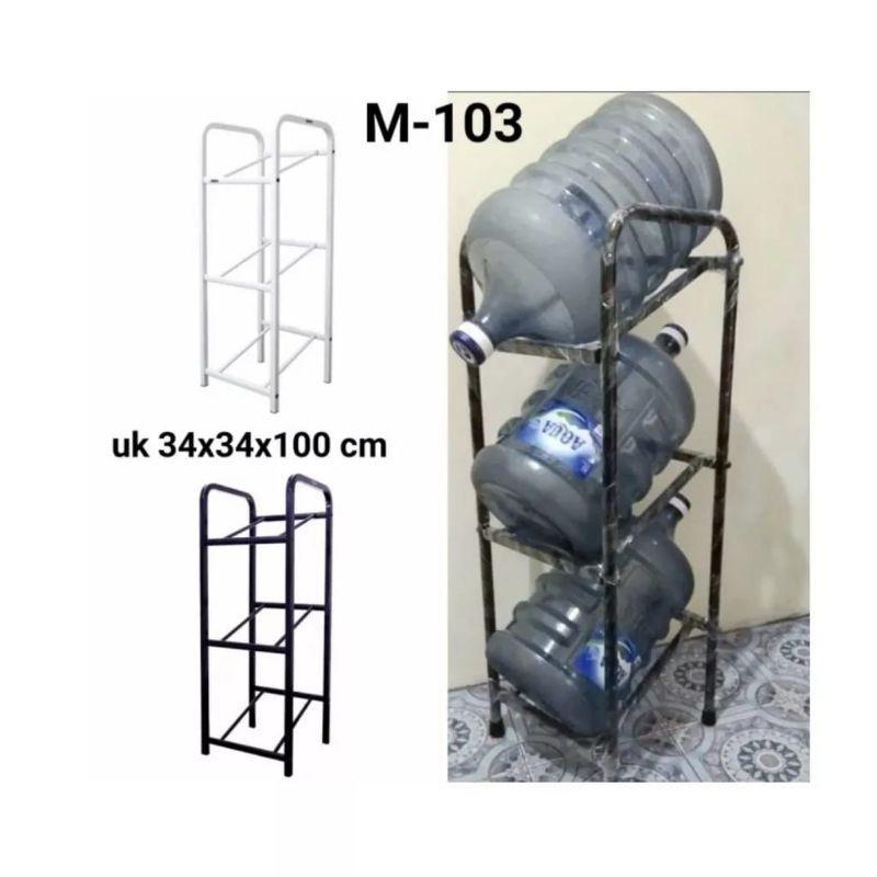 Rak Galon 3 Susun, Rak 3 Susun Material Besi Coating - Shop | Tokopedia