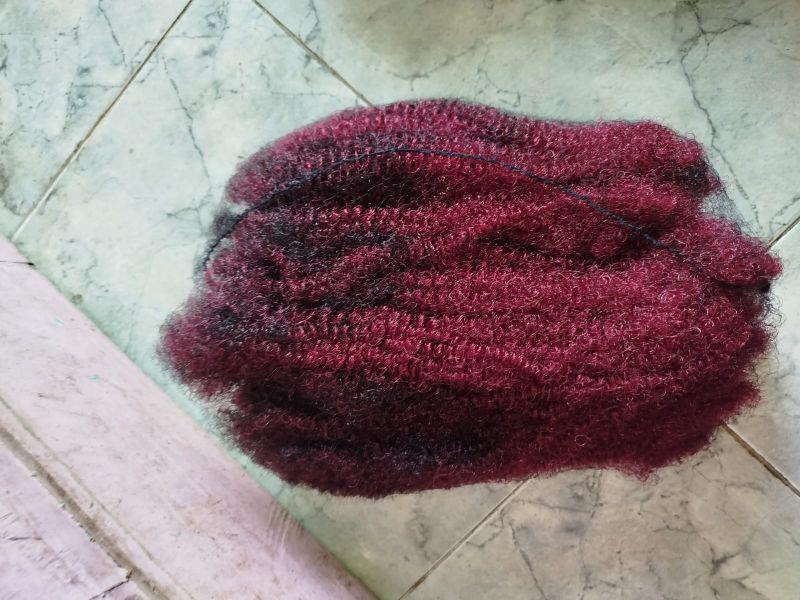 Rambut Extension Model Afro Kribo Panjang 30cm lebih Warna Hitam Coklat ...