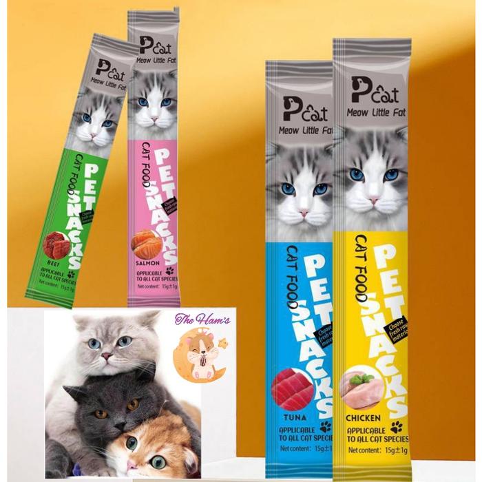 Jual (The Ham'S) Meow Little Fat Snack Kucing Makanan Basah Murah ...