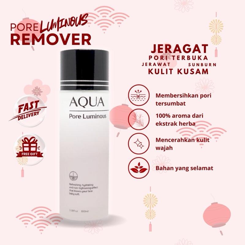 AQUA PORE LUMINOUS 100ML All Skin Types make up remover deep - TikTok ...